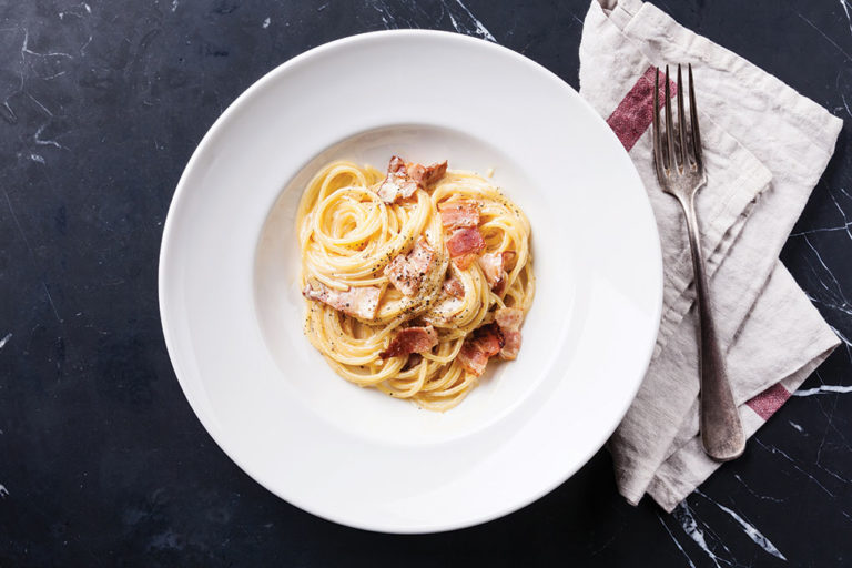 Flavor Workbench: Pasta Carbonara - Flavor & The Menu