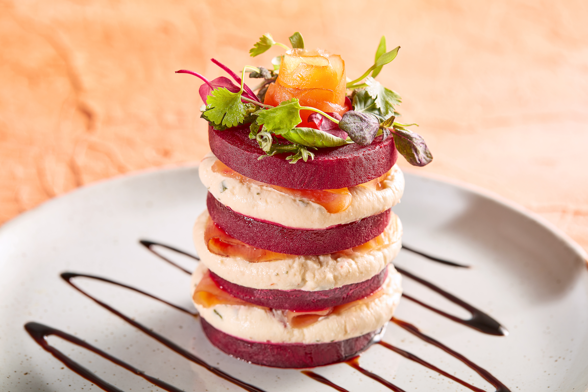 Beet Napoleon with Boursin® Cheese - Flavor & The Menu