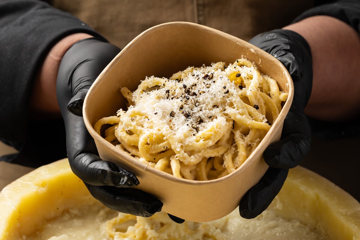 Cheese Wheel Pasta Goes Counter Service - Flavor & The Menu