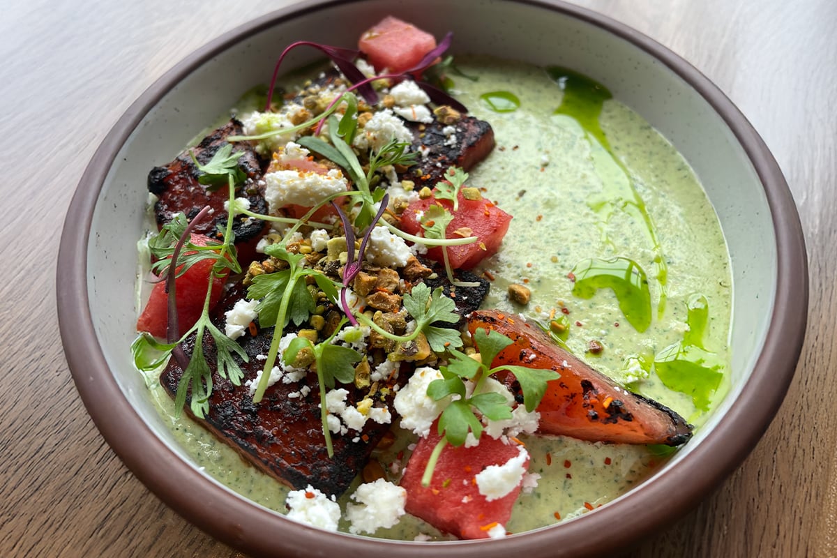 Fire-Roasted Watermelon Makes a Hot Ceviche - Flavor & The Menu