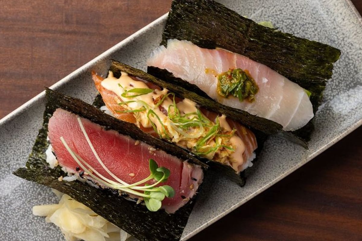 Taco-Style Sashimi - Flavor & The Menu